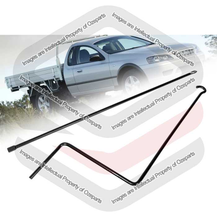 Ford falcon ute spare tyre winch store